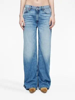 RE/DONE Low Rider Loose Jeans - Blue