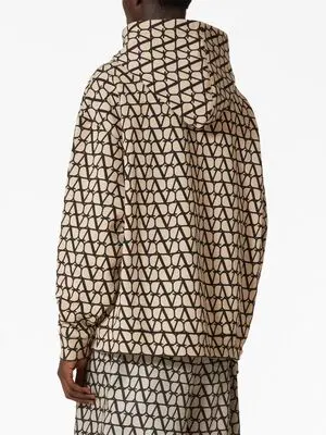 Valentino Garavani Toile Iconographe Cotton Hoodie - Neutrals