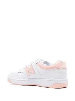 NEW BALANCE 480 Leather Sneakers - White