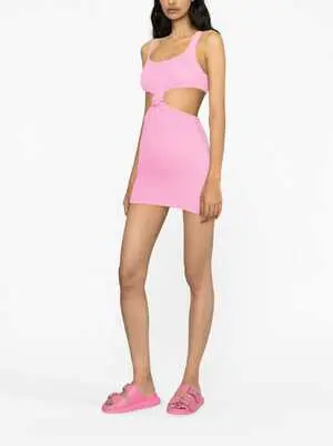 MC2 SAINT BARTH Kim Crinkled Cut-out Minidress