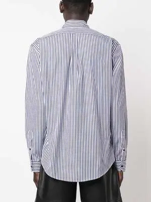 Y/project Logo-embroidered Striped Shirt