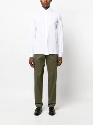 BARBA NAPOLI Long-sleeve Cotton Shirt