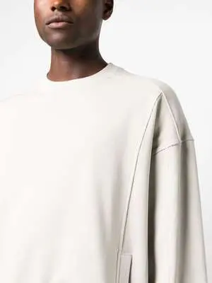 STYLAND X Notrainproof Panelled Cotton Sweatshirt