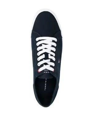 Tommy Hilfiger Signature-detail Low-top Sneakers - Blue