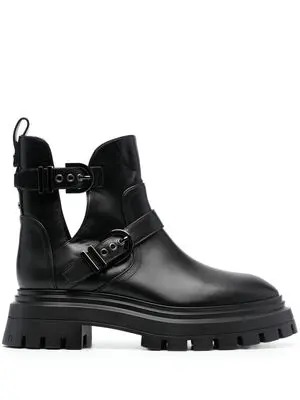 STUART WEITZMAN Buckle-fastening Ankle Boots - Black