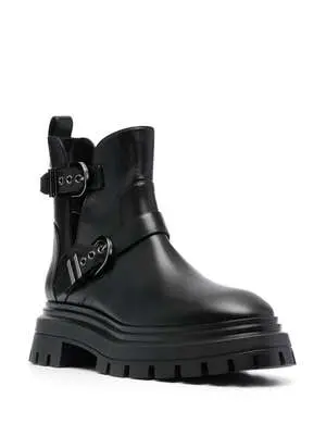 STUART WEITZMAN Buckle-fastening Ankle Boots - Black