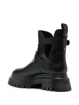 STUART WEITZMAN Buckle-fastening Ankle Boots - Black