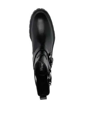 STUART WEITZMAN Buckle-fastening Ankle Boots - Black