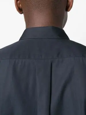 Comme Des Garçons Long-sleeved Cotton Shirt - Blue