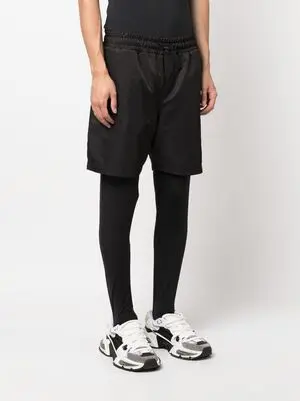 PLEIN SPORT Layered Running Shorts