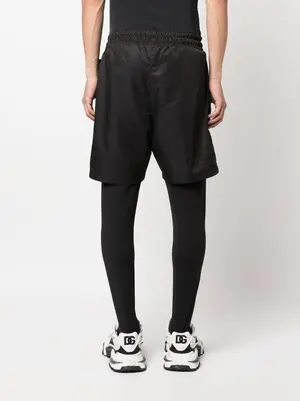 PLEIN SPORT Layered Running Shorts