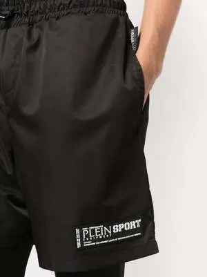 PLEIN SPORT Layered Running Shorts