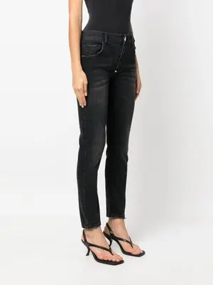 Philipp Plein Stonewashed Straight-leg Jeans