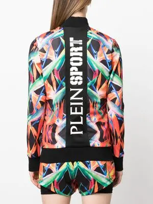 PLEIN SPORT Floral-print Panelled Tracksuit