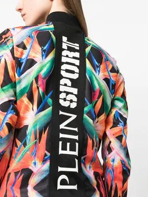 PLEIN SPORT Floral-print Panelled Tracksuit