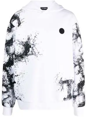 PLEIN SPORT Splash Extreme Cotton Hoodie - White