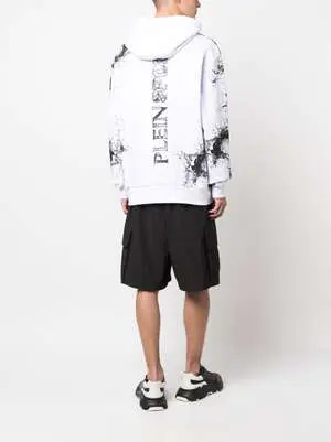PLEIN SPORT Splash Extreme Cotton Hoodie - White