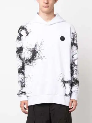 PLEIN SPORT Splash Extreme Cotton Hoodie - White