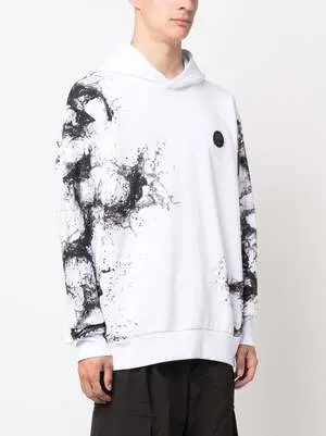 PLEIN SPORT Splash Extreme Cotton Hoodie - White