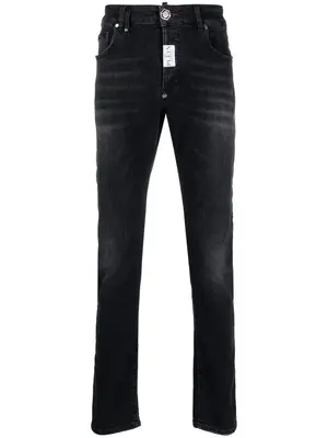Philipp Plein Straight-leg Jeans - Black
