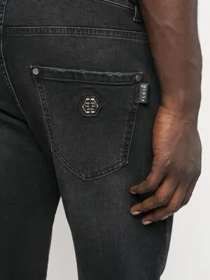 Philipp Plein Straight-leg Jeans - Black