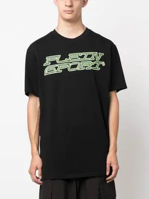 PLEIN SPORT Tiger-print Cotton T-shirt
