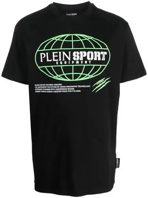 PLEIN SPORT Ss Global Express Edition T-shirt - Black
