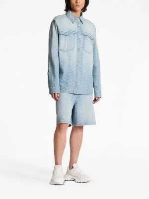 Balmain Monogram-jacquard Cotton Shirt