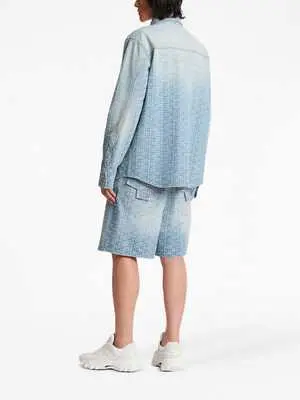 Balmain Monogram-jacquard Cotton Shirt