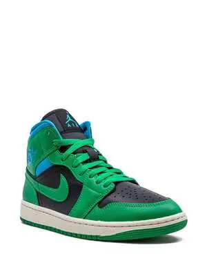 JORDAN Air 1 Mid High-top Sneakers - Black