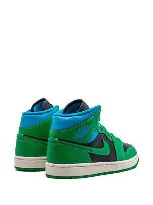 JORDAN Air 1 Mid High-top Sneakers - Black