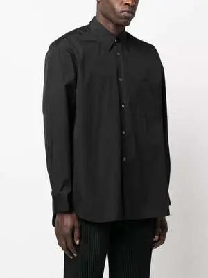 Comme Des Garçons Button-up Cotton Shirt