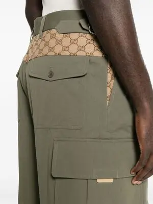 Gucci Panelled Mid-rise Cargo Trousers