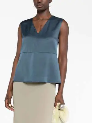 JIL SANDER V-neck Tank Top