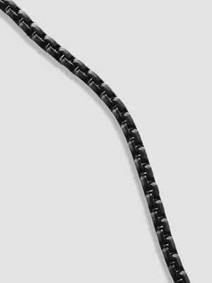 David Yurman Box Chain Necklace In Stainless Steel, 2.7mm