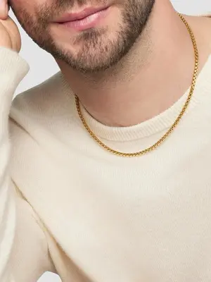 David Yurman Chain Collection 18k Necklace