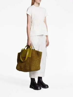 Proenza Schouler White Label Xl Morris Raffia Tote Bag