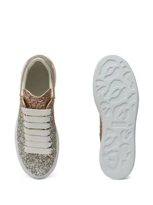Alexander McQueen Oversized Glitter Sneakers