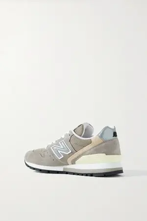 NEW BALANCE 996 Suede And Mesh Sneakers - Gray