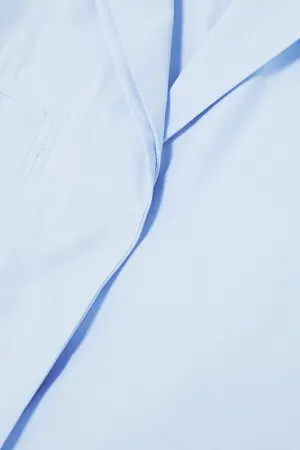 LOULOU STUDIO Net Sustain Mana Cropped Organic Cotton-poplin Shirt