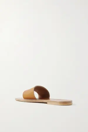 K.JACQUES Anacapri Leather Slides - Brown