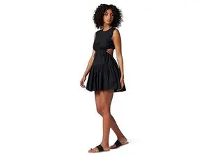 Joie Bea Sleeveless Crewneck Cut-out Tiered Dress
