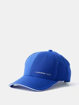 J. Lindeberg Sunny Logo-appliqué Twill Baseball Cap - Blue