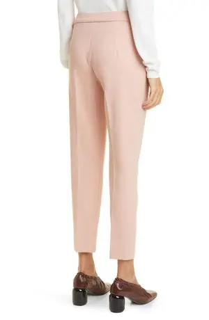 Max Mara Pegno Slim-fit Ankle Pants - Pink