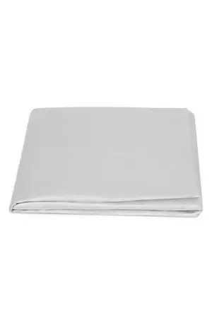 MATOUK Talita Satin Stitch Fitted Sheet - Silver