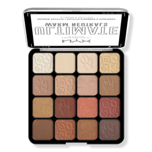 NYX PROFESSIONAL MAKEUP Ultimate Color Shadow Palette Warm Neutrals - One-color