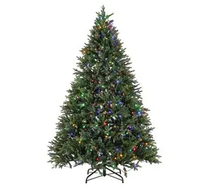 SAFAVIEH 7.5 Ft Pre-lit Spruce Christmas Tree W Pine Cones - One-color