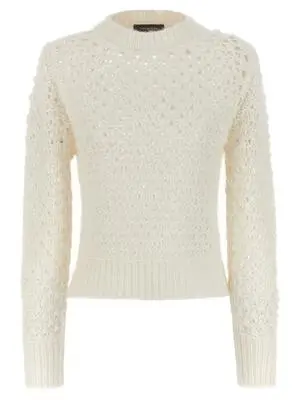 Fabiana Filippi Tricot Sweater - White