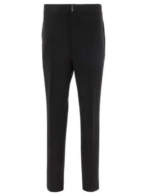 Givenchy Wool And Mohair Trousers - Black