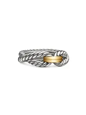 David Yurman Women's Cable Loop Band Ring In Sterling Silver - Silver  - Silver